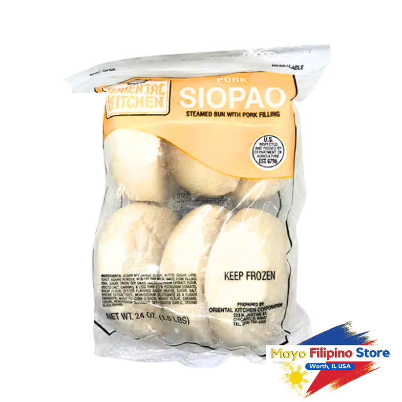 Oriental Kitchen Siopao Pork 6pcs – Mayo Filipino Store