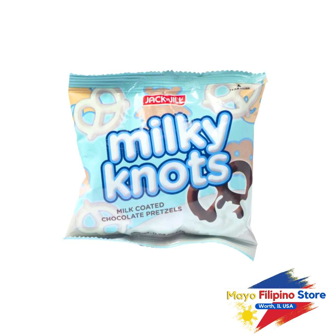 Jack n Jill Milky Knots Milk Pretzels 25g – Mayo Filipino Store