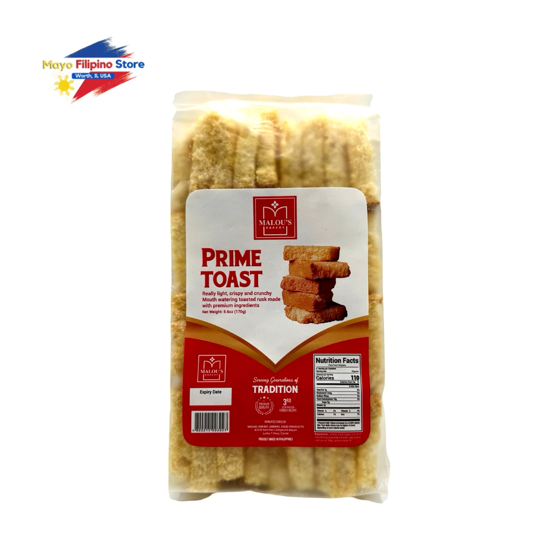 Malou's Bakery Prime Toast – Mayo Filipino Store