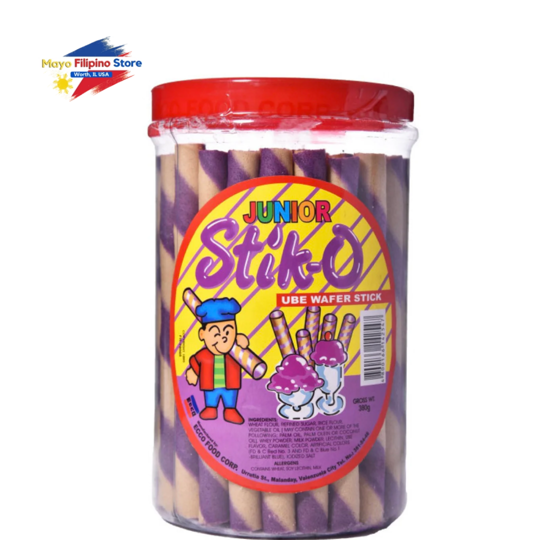 Ecco Stik-O Ube Wafer Stick 380g – Mayo Filipino Store