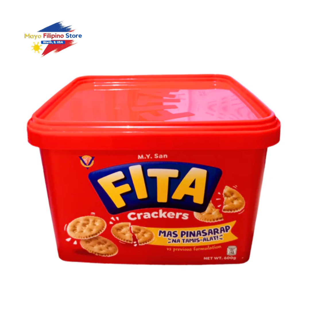 M.Y San Fita Crackers in Pail – Mayo Filipino Store