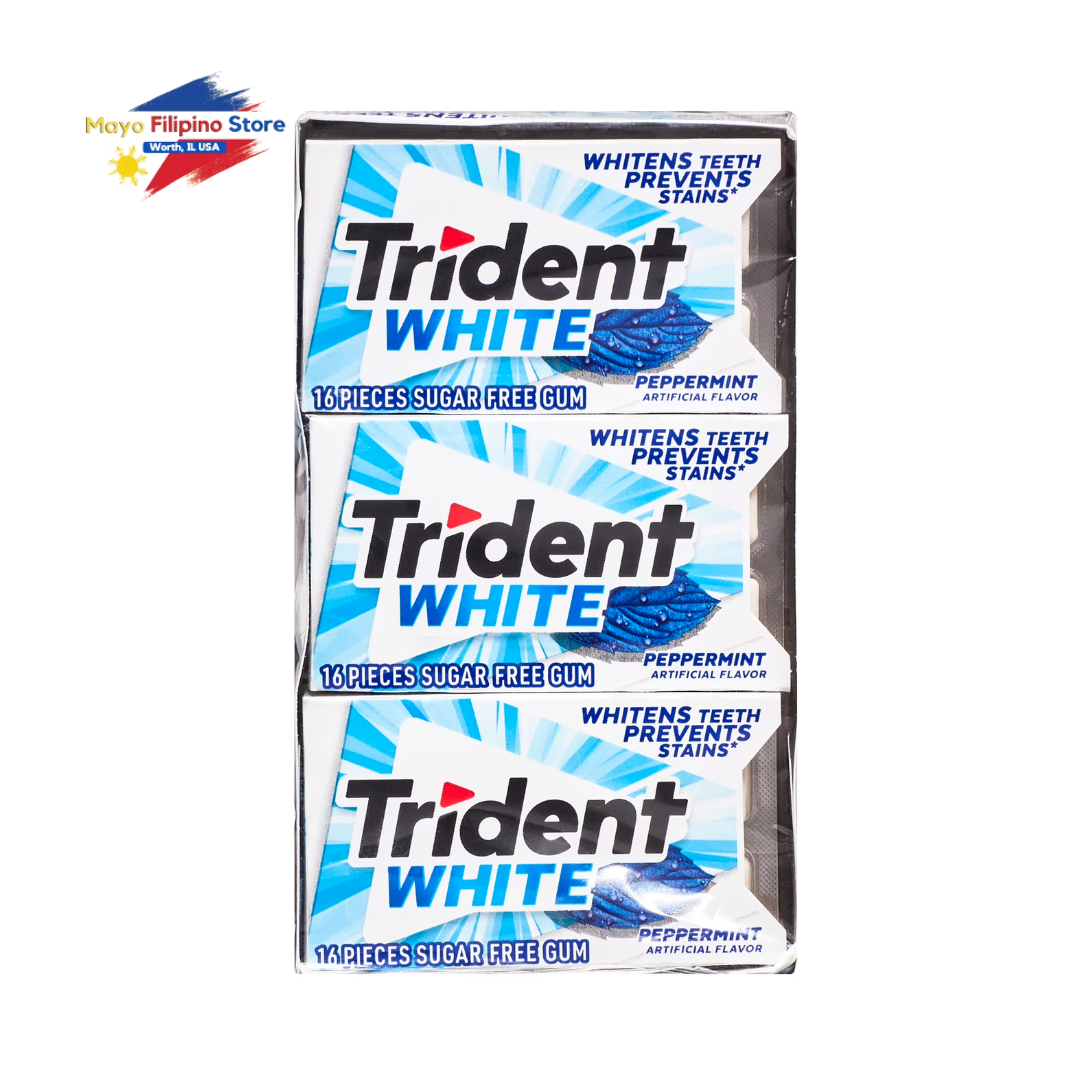 Trident White Peppermint Sugar Free Gum – Mayo Filipino Store