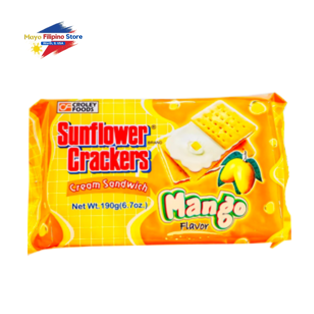 Sunflower Crackers Mango Flavor 6.7oz – Mayo Filipino Store