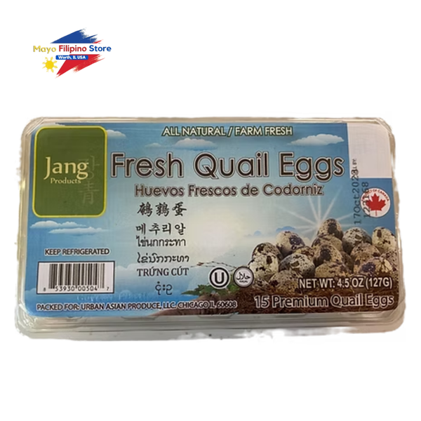 Itlog ng Pugo Jang Fresh Quail Eggs 4.5oz 127g – Mayo Filipino Store