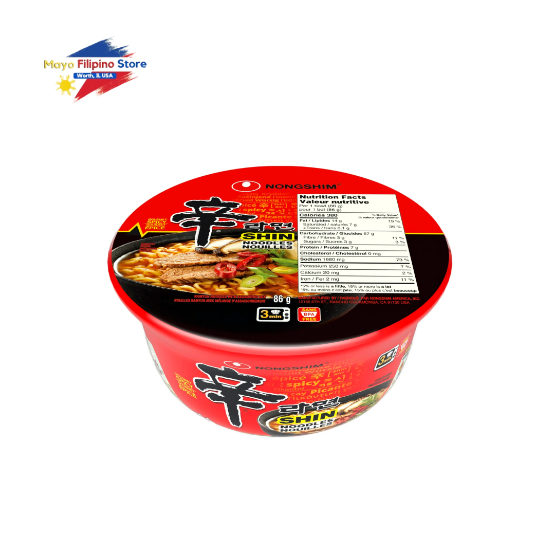 Nongshim Shin Noodles 86g – Mayo Filipino Store