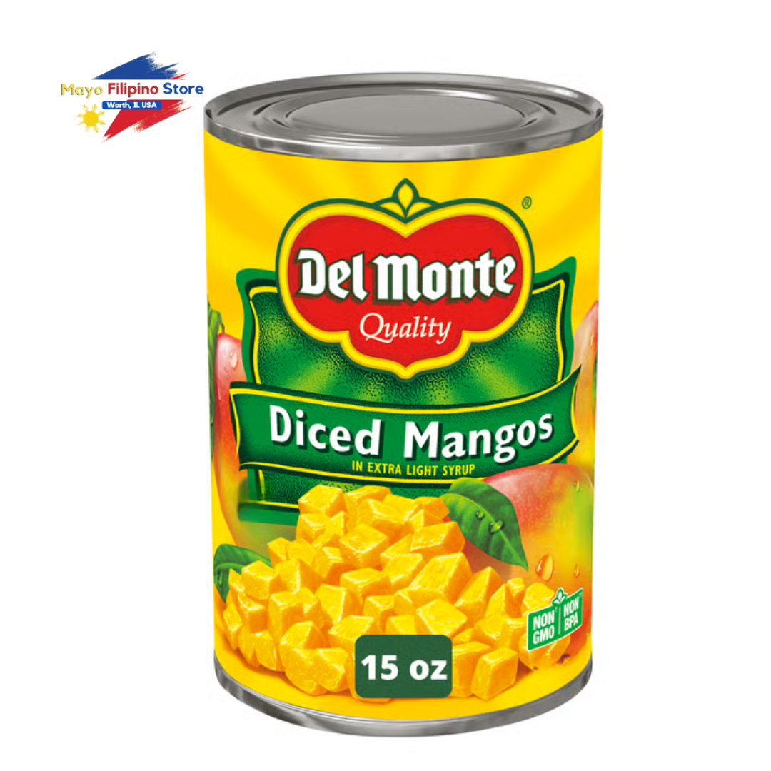 Del Monte Diced Mangos in Extra Light Syrup 425g – Mayo Filipino Store