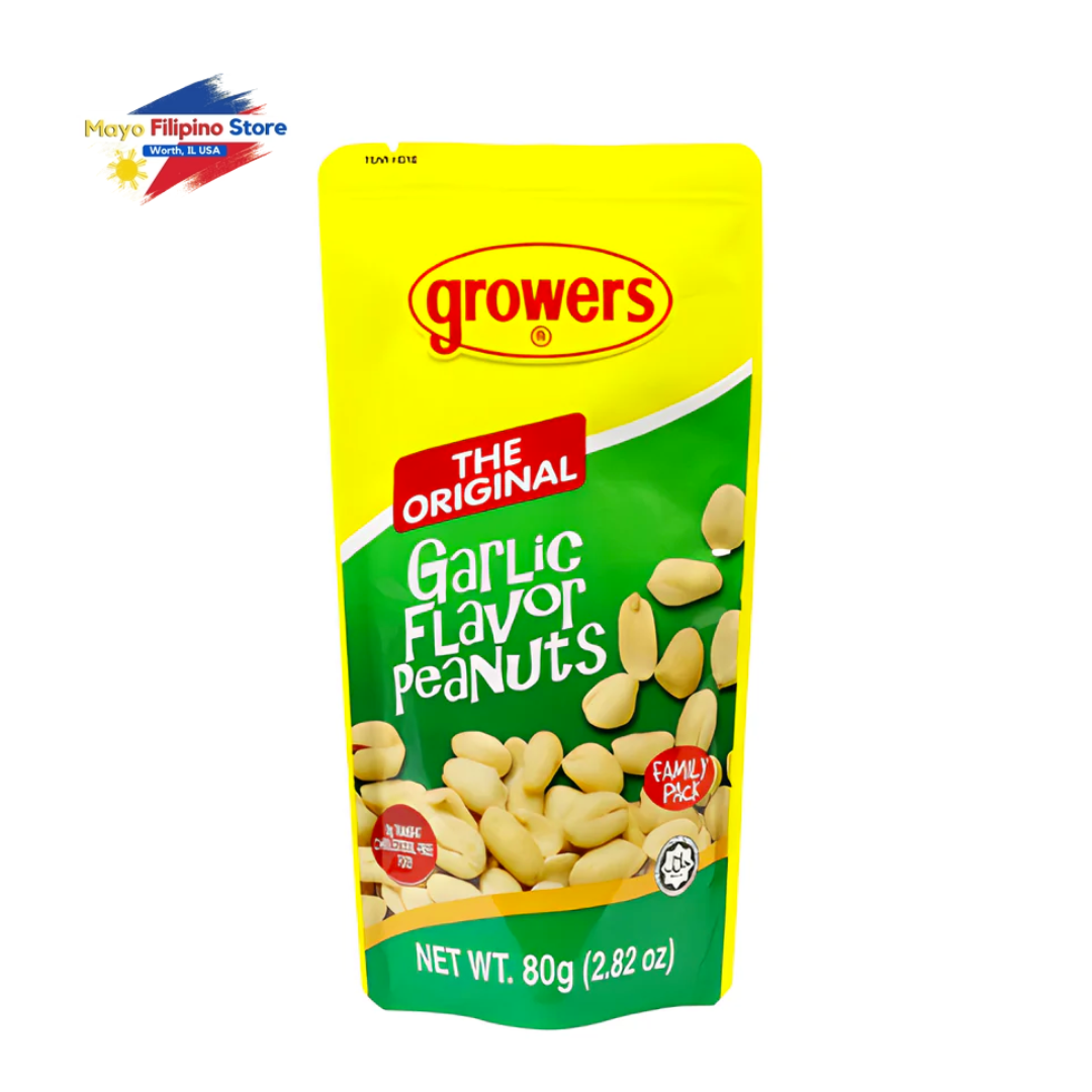 Growers Garlic Flavor Peanut 80g – Mayo Filipino Store