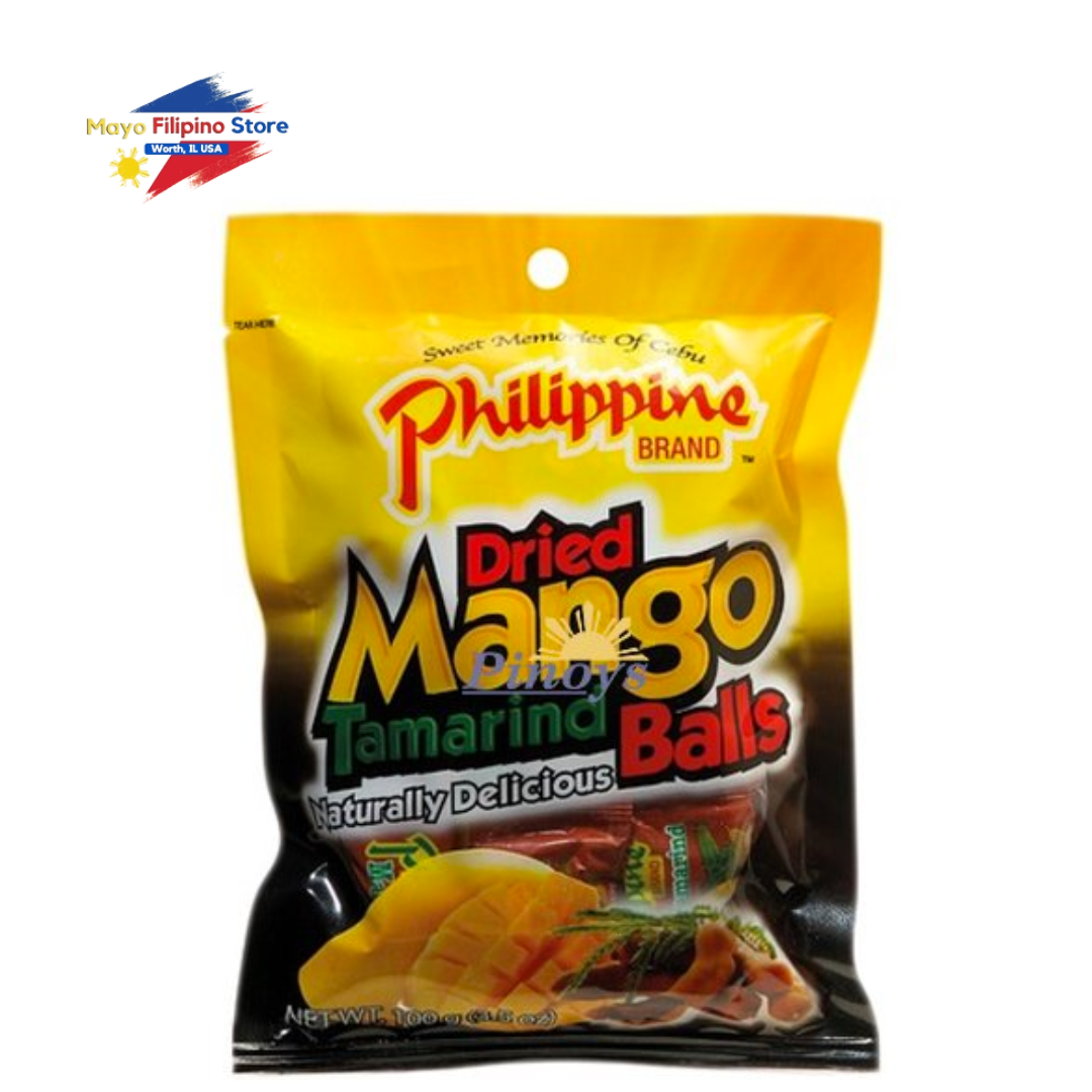 Philippine Dried Mango Tamarind Balls 100g – Mayo Filipino Store