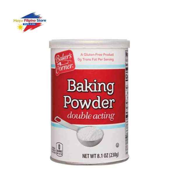 Baker's Corner Baking Powder Double Acting 230g – Mayo Filipino Store