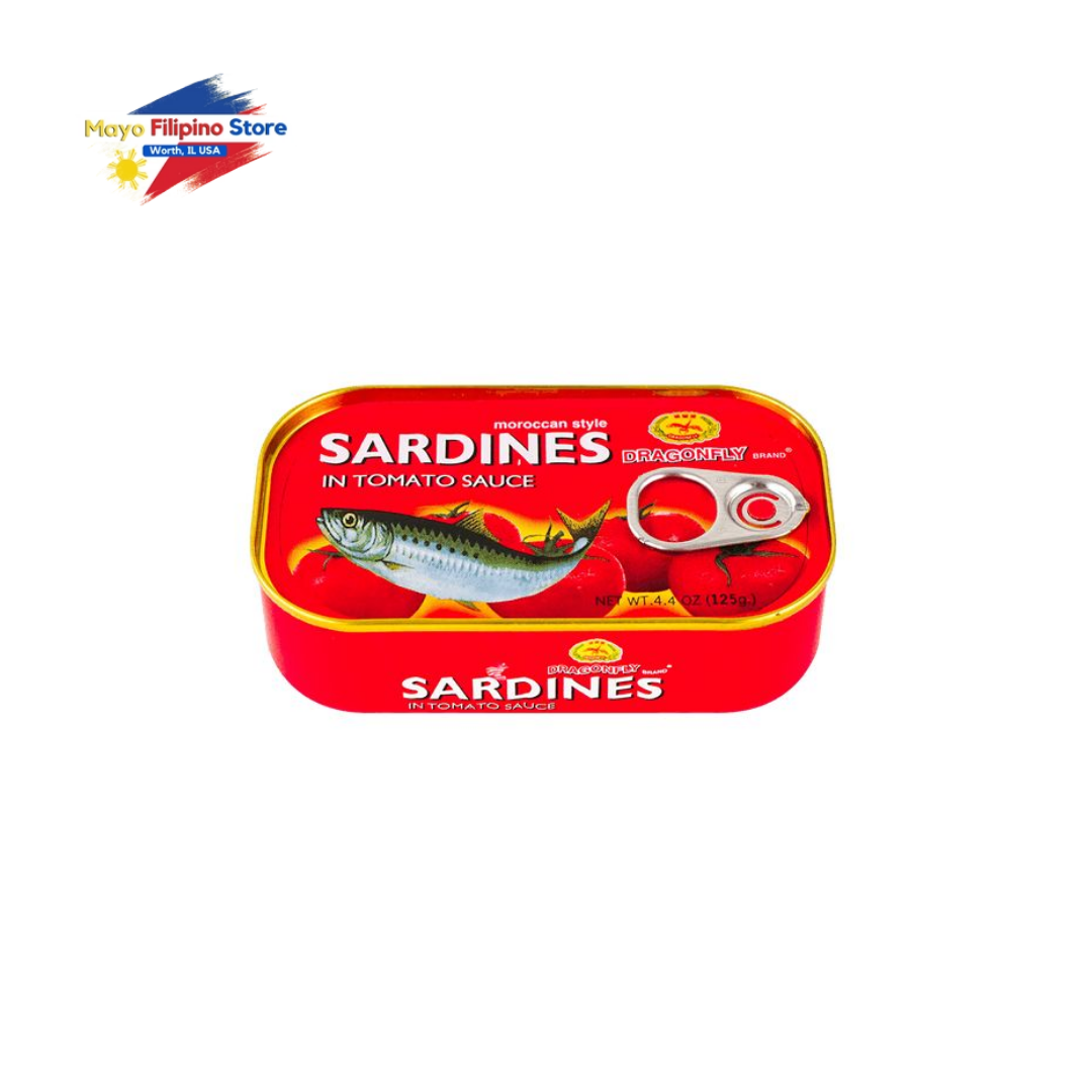 Morocan Style Sardines in Tomato Sauce (Dragon Fly) 125g – Mayo ...