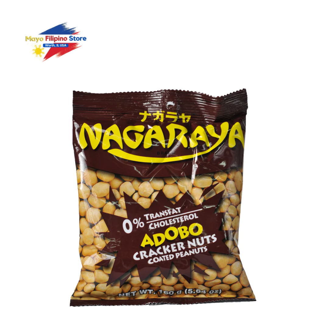 Nagaraya Cracker Nuts Adobo Flavor 160g – Mayo Filipino Store